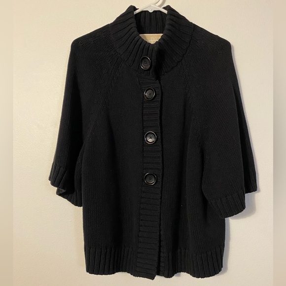 Michael Kors | Sweaters | Michael Kors Half Sleeve Button Snap Down ...